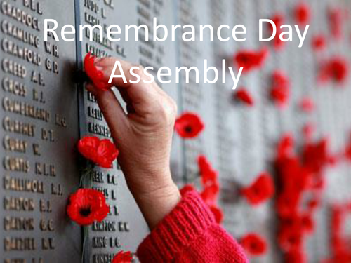 Remembrance Day Assembly | Teaching Resources