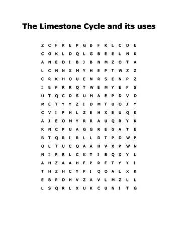 AQA Full revision lesson - C1.2 limestone cycle | Teaching Resources