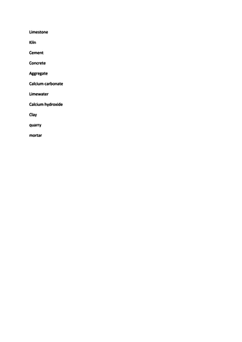 AQA Full revision lesson - C1.2 limestone cycle | Teaching Resources