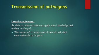 OCR A level Biology (H020) Module 4 - Communicable diseases ...