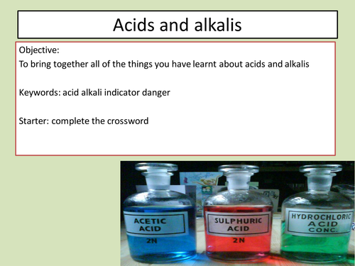 Acids and Alkalis whole topic bundle | Teaching Resources