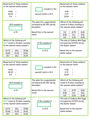 Mastery in maths year 5 Rounding decimals fluency reasoning and problem ...