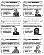 Black History Month Task Cards | Teaching Resources