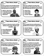 Black History Month Task Cards | Teaching Resources