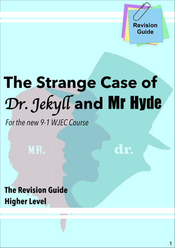Dr. Jekyll and Mr. Hyde Revision Guide GCSE | Teaching Resources