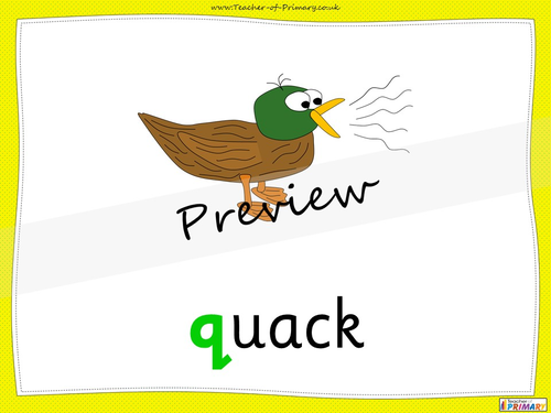 The Letter 'q' - EYFS | Teaching Resources