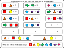 Shape 'Algebra' | Teaching Resources