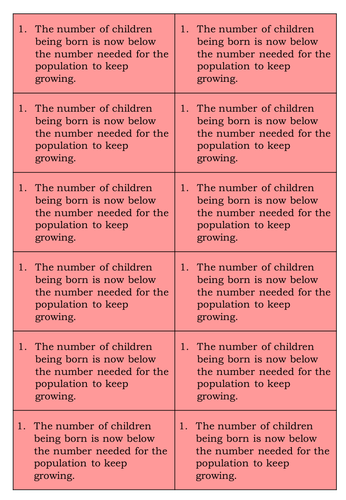 One Child Policy - Geography of China 7 | Teaching Resources