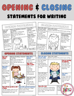 Opening and Closing Statements | Teaching Resources