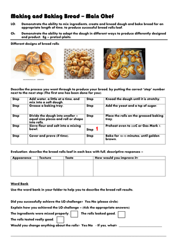 Food Technology - KS2 (Year 6) | Teaching Resources