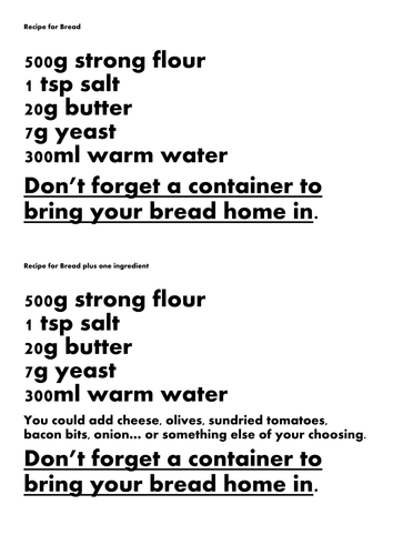 Food Technology - KS2 (Year 6) | Teaching Resources