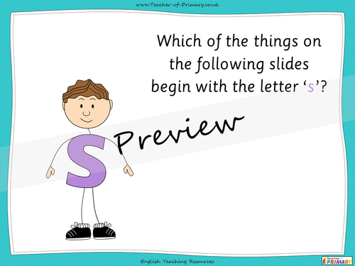 The Letter ‘s’ - EYFS | Teaching Resources