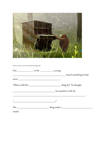 Planning and resources for The Bear and the Piano | Teaching Resources