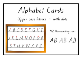 New Zealand Alphabet Cards - Handwriting Letter Formation | Teaching ...