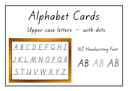 New Zealand Alphabet Cards - Handwriting Letter Formation | Teaching ...
