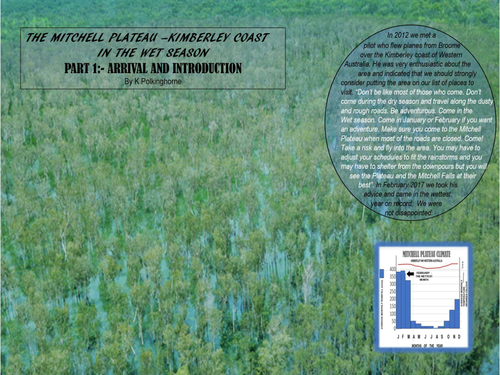 THE MITCHELL PLATEAU OF WESTERN AUSTRALIA - IN THE WET SEASON ...