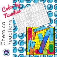 Chemical Reactions Color-by-Number Activity | Teaching Resources