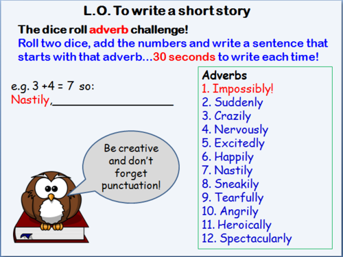 Short Story Creative Writing Lesson (KS2 English) | Teaching Resources