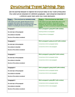 Travel Writing: Creating Imaginative Structures! | Teaching Resources