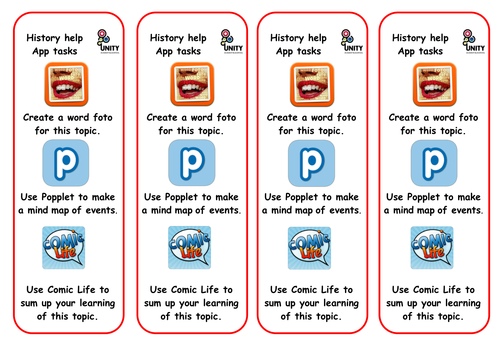 History help cards | Teaching Resources