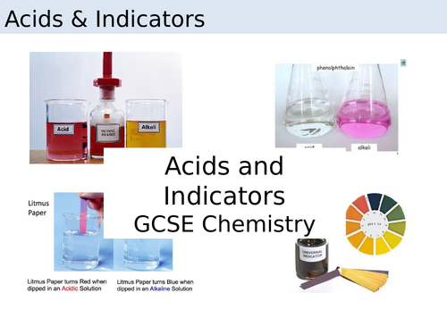 Acids and Indicators GCSE Edexcel 9-1 | Teaching Resources