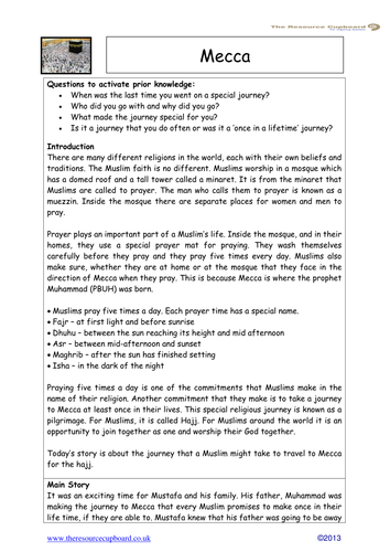 Islam - Mecca | Teaching Resources