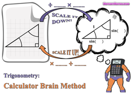 Trigonometry 🖩 Calculator Brain Method 🖩 | Teaching Resources