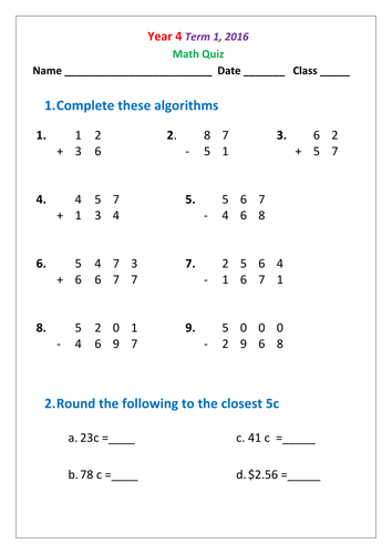 Algorithms | Teaching Resources