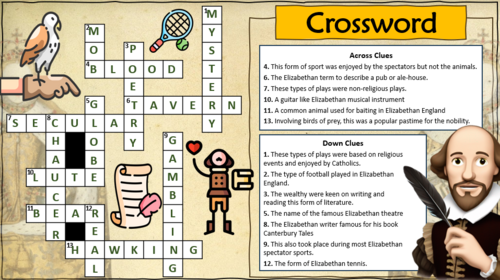 Elizabethan Sport Theatre Pastimes - Elizabethan England - GCSE History ...
