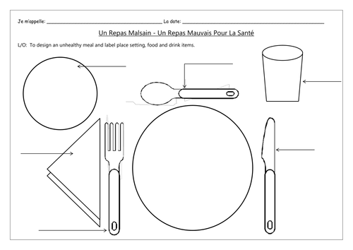 FRENCH - Food and drinks activities - Worksheets | Teaching Resources