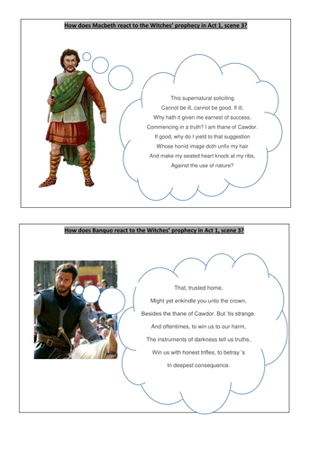 Macbeth Meets the Witches, Act 1, scene 3 | Teaching Resources