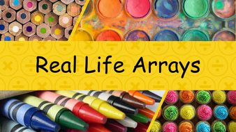 Real Life Arrays Powerpoint by MonsterTeachingIdeas - Teaching ...
