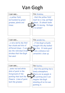 Developing Literacy Through Art - Van Gogh | Teaching Resources
