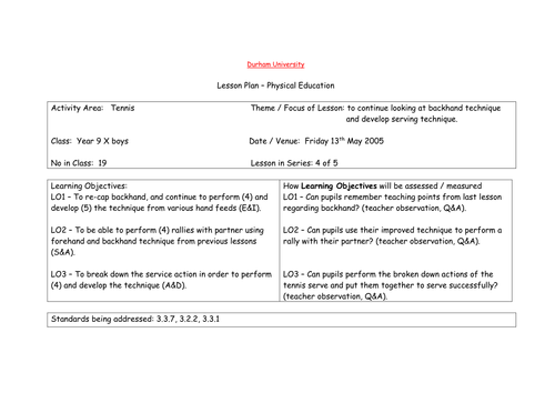 PE Lesson Plans | Teaching Resources