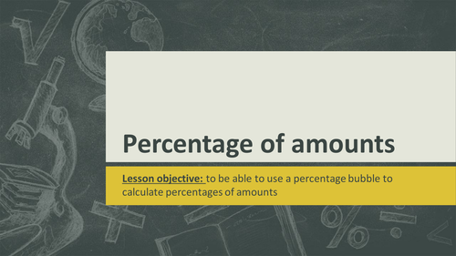 Percentage of an amount scaffolded and differentiated | Teaching Resources