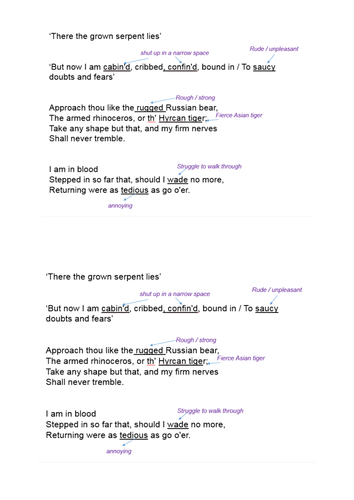 Macbeth, Act 3, sc 4: Banquo’s ghost at the feast | Teaching Resources