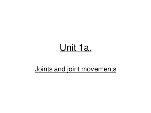 Skeleton Bones and Joints GCSE PE | Teaching Resources