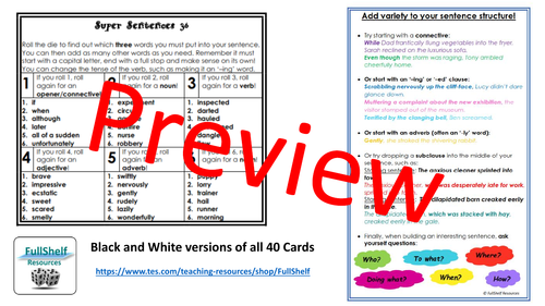 Complex Sentences Improving Writing KS2 | Teaching Resources