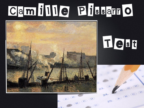 Camille Pissarro Art SHOW + TEST = 180 Slides Impressionism Pointillism ...