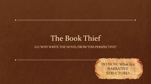 The Book Thief - a full scheme of work for Year 8/9 | Teaching Resources