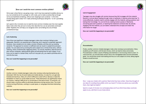 Revision Skills PSHE | Teaching Resources