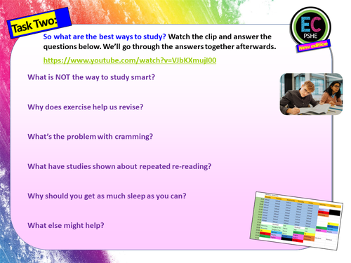 Revision Skills PSHE | Teaching Resources