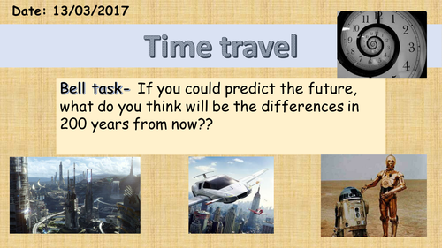 Time Travel scheme of work | Teaching Resources