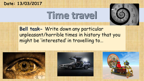 Time Travel scheme of work | Teaching Resources