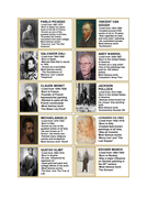 KS2 Set of x 24 Famous Artists “Who am I?” cards | Teaching Resources