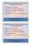 Geography starters and plenaries | Teaching Resources