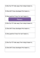 Outstanding starter and plenary activities | Teaching Resources