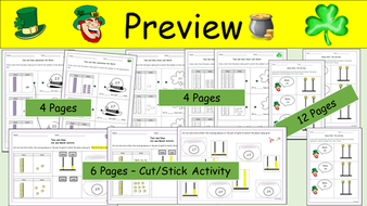 St Patrick's Day:Place Value Tens/Ones, Partition, Abacus/Numbers ...