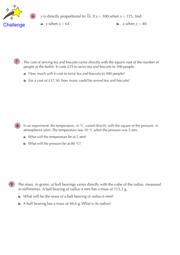 Direct Proportion using the Constant (K) - Lesson/Worksheet/New GCSE ...