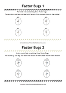 Factor Scarab Beetles (Factor Bugs) for Year 5 Classes | Teaching Resources
